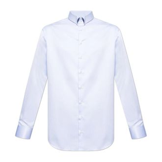Giorgio Armani Klassisches Hemd - - Shirts - Herren - Blau - 4XL