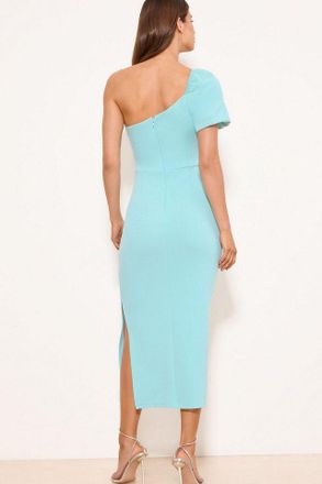 Lipsy Midikleid Lipsy Midikleid mit Puff&auml;rmeln und Raffung (1-tlg)