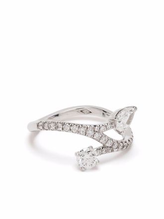 Loyal.e Paris Toi+Moi Toujours aus 18kt recyceltem Wei&szlig;gold mit Diamant - Silber