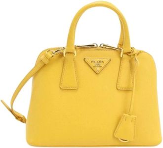 Prada Sac &agrave; main vintage Pre-owned - Femme - Pre-owned - Jaune - Taille: ONE Size