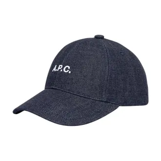 A.P.C. A.p.c., unisex, Accessoires, Bleu, Taille: 54 CM Charlie Cap
