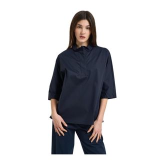 Liviana Conti Femme, Blouses et Chemises, Bleu, Taille: 38 FR Blouses