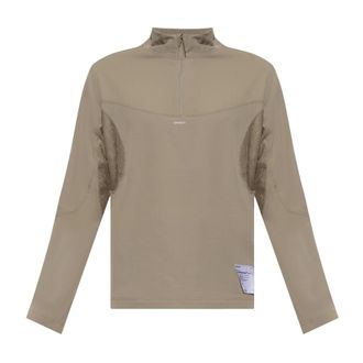 SATISFY Top FuzzFleece Octa - - Sport - Herren - Beige - M