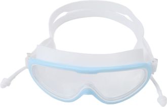 Generic Kinderschwimmbrille, Antibeschlag-Schwimmbrille mit Großem Rahmen für, Verhindert UV-Lichtstimulation, Mehrschichtige Linse Verhindert Stürze, Klare S