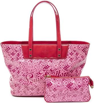 Louis Vuitton Crossbody Bags - Ltd. Ed. Takashi Murakami Cosmic Blossom Tote PM - Gr. unisize - in Rosa - f&uuml;r Damen