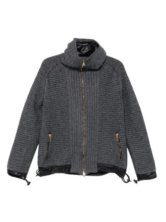 Versace veste en laine (années 2000) - Gris