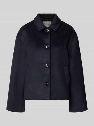 Neo Noir Jacke aus Woll-Mix mit Knopfleiste Modell Hamra