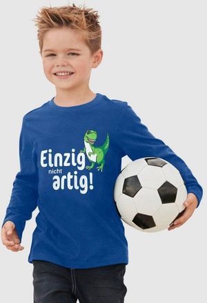Kidsworld Langarmshirt EINZIG NICHT ARTG! Langarm, Basic-Passform, bedruckt, Rundhalsausschnitt
