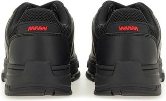 HUGO BOSS Mesh-Detailed Sneakers - Black