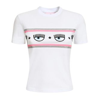 Chiara Ferragni T-Shirt - - Tops - Damen - Wei&szlig; - 2XS