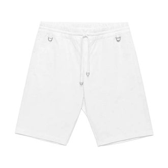 John Richmond Homme, Shorts, Blanc, Taille: XL Bermuda &agrave; cordon de serrage