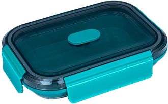 Lurch Frischhaltebox Silikon faltbar up & down 800 ml petrol