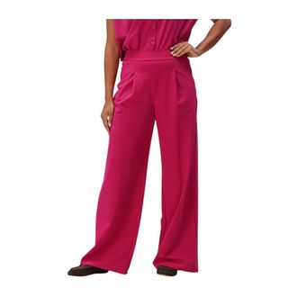 JapanTKY Kona Long Wide Hosen - - Trousers - Damen - Rosa - M