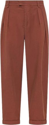 Sun 68 Femme, Pantalons, Brun, Taille: 42 FR Tapered Pantalons