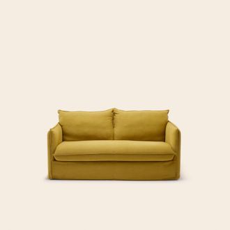 Madura Canap&eacute; Convertible Janel Barbate curry - JAUNE