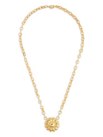 Daphine collier Margherita &agrave; fleurs - Jaune