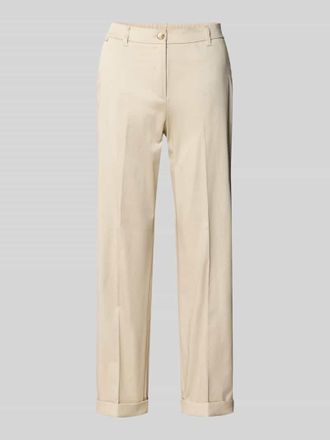 s.Oliver Black Label Slim Fit Chino aus Baumwoll-Satin