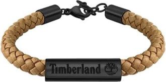 Timberland BAXTER LAKE TDAGB0001801 Bracelet pour homme en acier inoxydable noir et cuir marron Longueur : 18,5 cm + 2,5 cm, Eine Gr&ouml;sse, Acier inoxydable Cuir, 