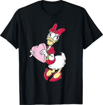 Disney Daisy Duck Love Heart T-Shirt