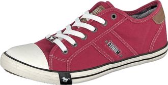 Mustang Jeans Herren Canvas Sneaker Rot EU 50