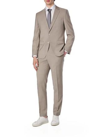HUGO BOSS Herren Anz&uuml;ge beige Slim Fit