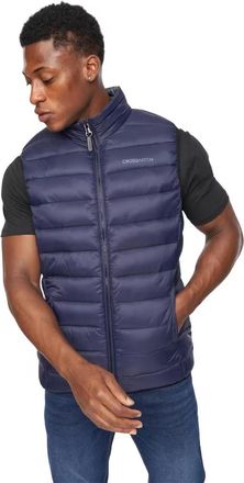 Crosshatch Gattering Weste f&uuml;r Herren, Gesteppt (Marine)