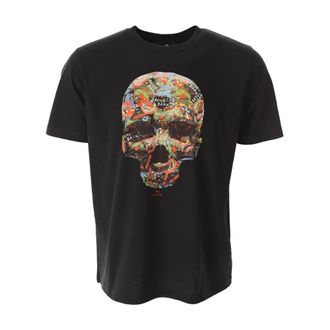 Paul Smith Slim-Fit Sticker Skull T-shirt in Schwarz - - Tops - Herren - Schwarzk - S
