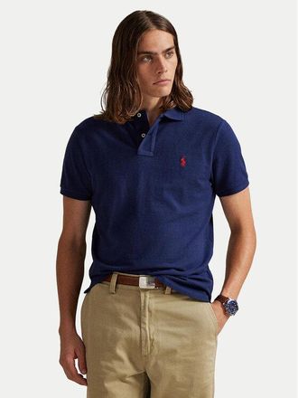 Polo Ralph Lauren Poloshirt Core Replen 710782592 Dunkelblau Custom Slim Fit