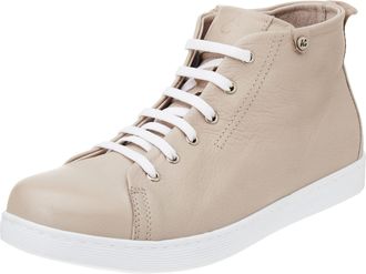 Andrea Conti Damen High Top Sneaker, Silbergrau, 40 EU