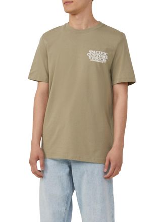 s.Oliver Baumwoll-T-Shirt mit Crewneck und Artwork