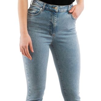 Moschino Cotton Skinny Jeans - Blue