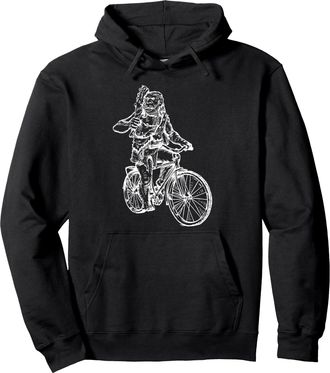 Seembo Neandertaler Radfahren Fahrrad Biker Radfahrer Reitrad Pullover Hoodie
