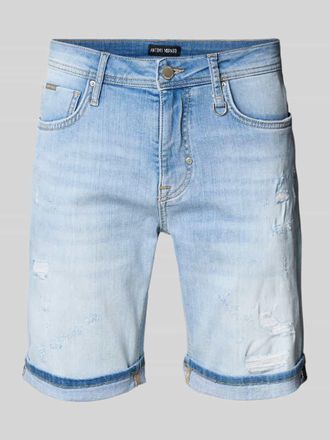 Antony Morato Skinny Fit Jeansshorts im Destroyed-Look