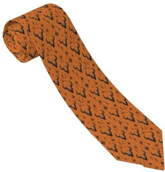 Generic Cravate Imprim&eacute; T&ecirc;te De Mouton Orange Formelle Cravates Confortable Cravates Homme Pour Affaires Mariage F&ecirc;te