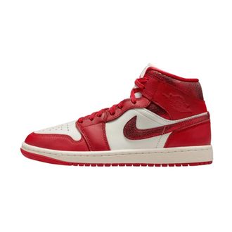 Nike Jordan Air Jordan 1 Mid SE - - Sport - Herren - Rot - 35 1/2 EU