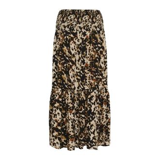 Kaffe KAmaxi Smock Skirt - - Skirts - Damen - Mehrfarbig - XL/2XL