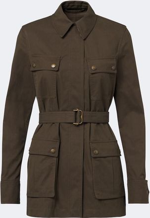 Burberry Veste en coton m&eacute;lang&eacute;