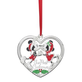 Lenox 896412 2024 Unser 1. Weihnachtsbaumschmuck Micky & Minnie, Metall