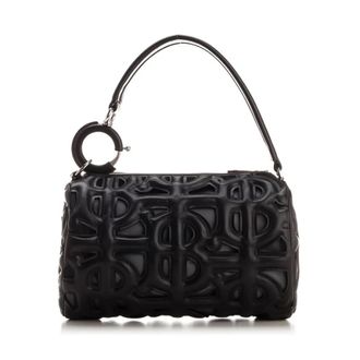 Burberry Femme, Sacs, Noir, Taille: ONE Size Rhombi Quilted Leather Bag