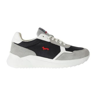 Harmont & Blaine Blau Graue Bassotto Logo Sneakers - - Shoes - Herren - Mehrfarbig - 43 EU