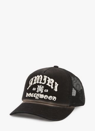 Amiri Casquette Trucker &agrave; logo brod&eacute; en coton