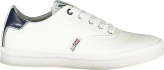 Napapijri Homme, Chaussures, Blanc, Taille: 40 EU Baskets Blanc en Polyester avec Lacets