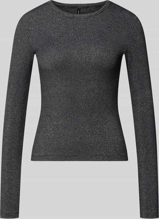 Vero Moda Langarmshirt mit schimmernder Rippstruktur