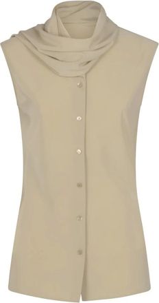 Alberta Ferretti Femme, Blouses et Chemises, Beige, Taille: 42 FR Blouses