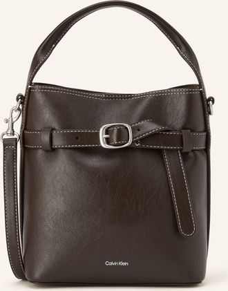 Calvin Klein Beuteltasche braun