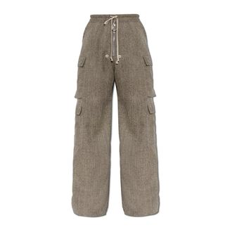 Rick Owens Homme, Pantalons, Gris, Taille: XL Cargobelas Pantalons