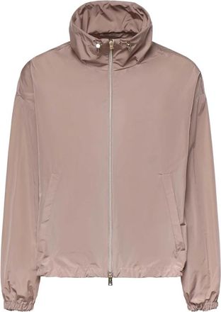Herno Femme, Vestes, Rose, Taille: 40 FR Veste &agrave; Col Montant