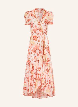 Poupette St Barth Strandkleid Baba In Wickeloptik pink