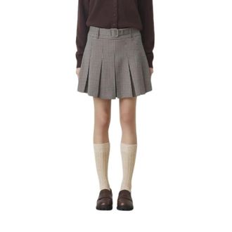 Suncoo Karierter Minirock - - Skirts - Damen - Grau - XS