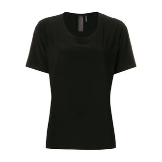 Norma Kamali Schwarzer Pullover Kurzarm Polyester - - Tops - Damen - Schwarzk - XS